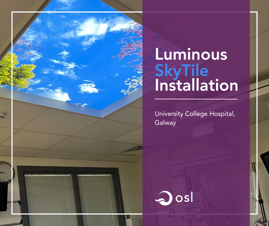Luminous SkyTile Installation at University College Hospital, Galway ...